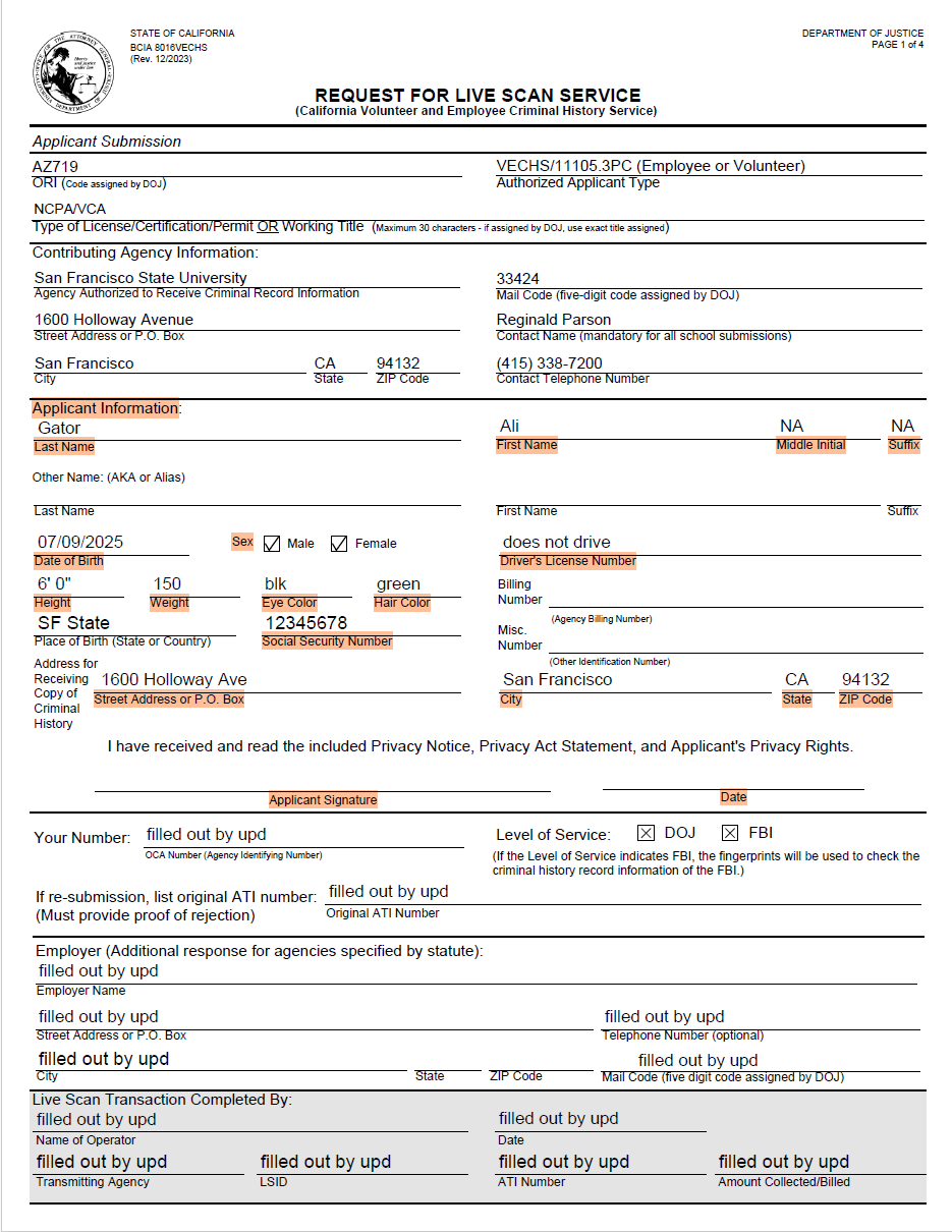 Steps to Complete Background Check | Institute for Civic and Community Engagement (ICCE)